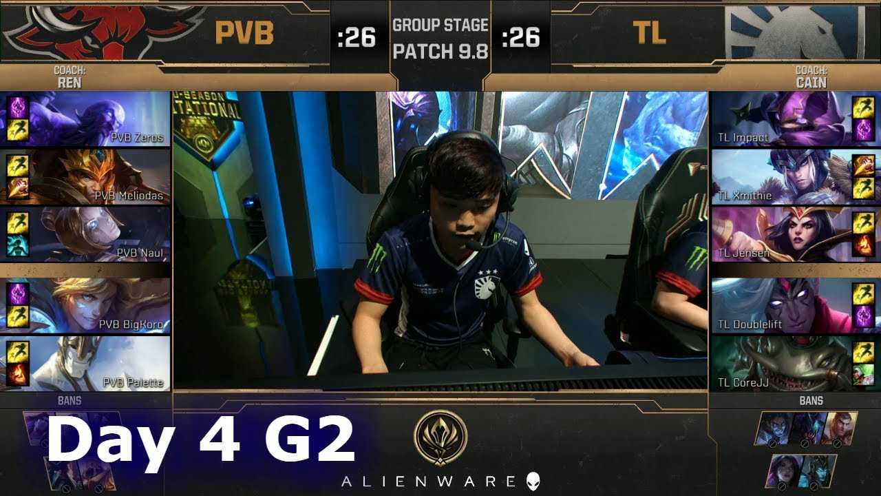 Team Liquid vs Phong Vũ Buffalo | LoL MSI 2019 Group Stage Day 4 | TL vs PVB - YouTube