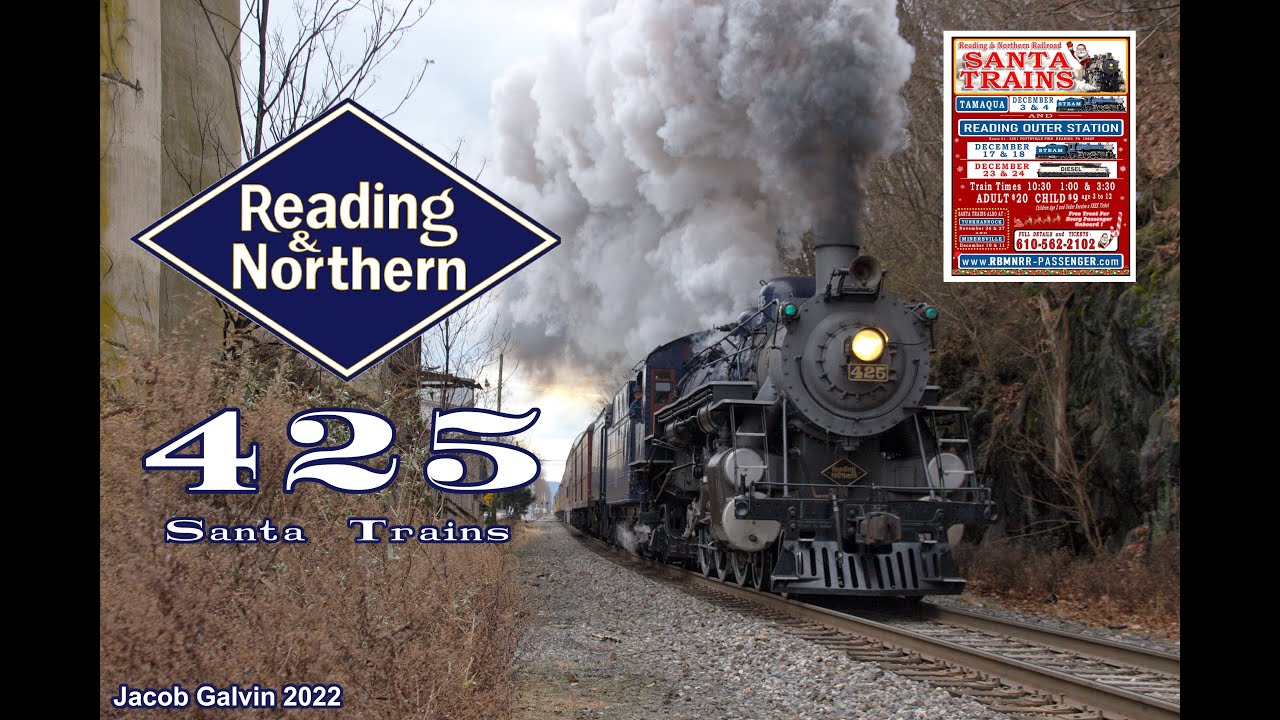 Reading & Northern 425 Santa Trains | Last Run Before Rebuild! - YouTube