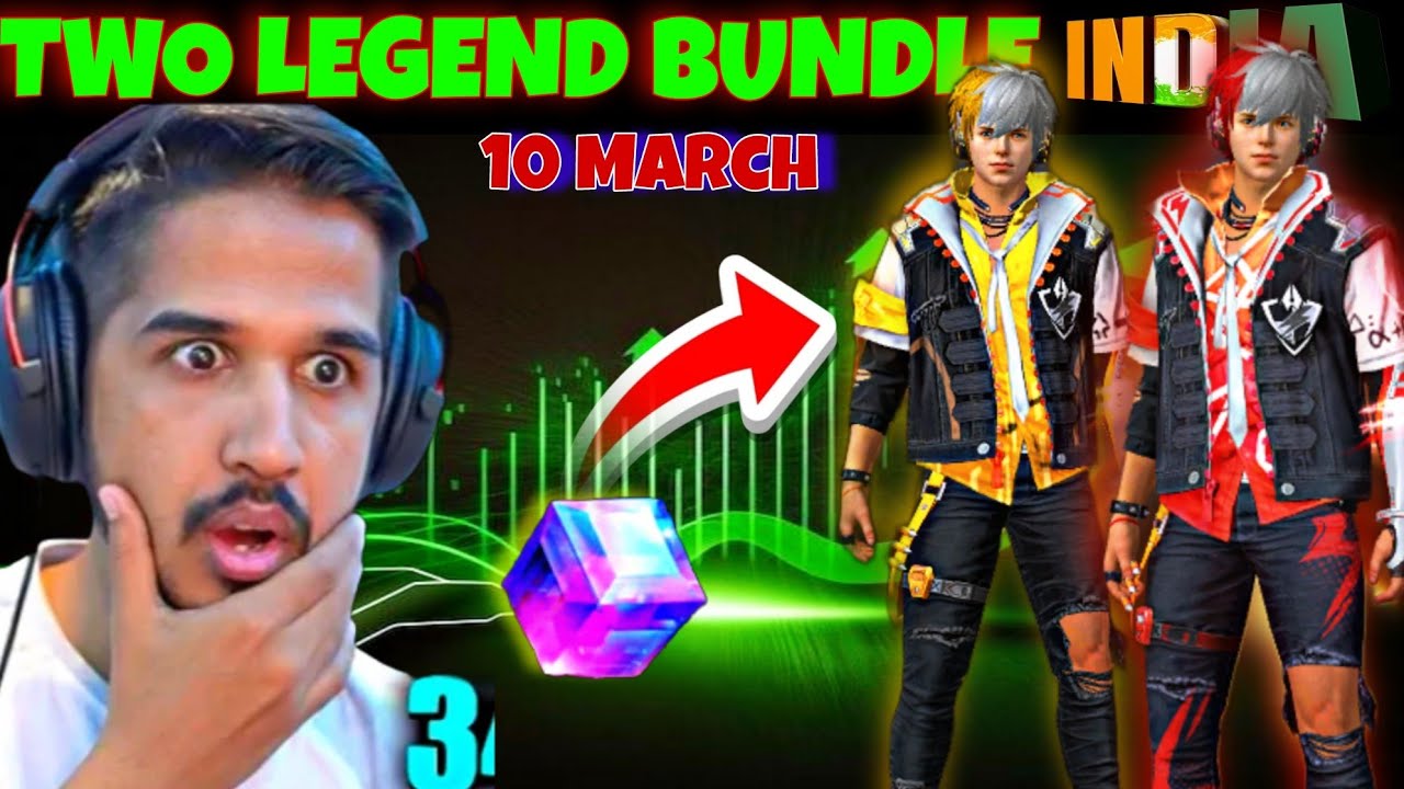 Two legend bundle ️coming soon india server !! Free fire India event 🥰 ...