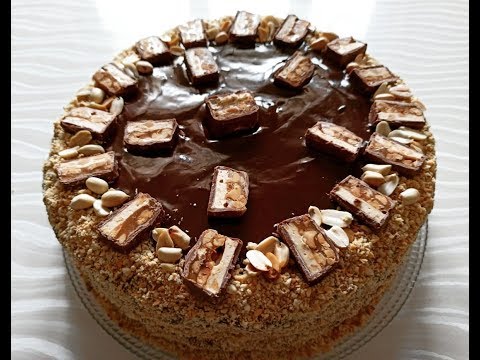 SNIKERS Tortu. Asan usulla Snikers Tortu hazirlanmasi#Tort#Snickers