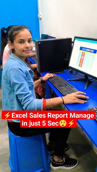 Excel Sales Report Manage in just 5 sec🔥😲 #viral #excel #exceltips #computer - YouTube