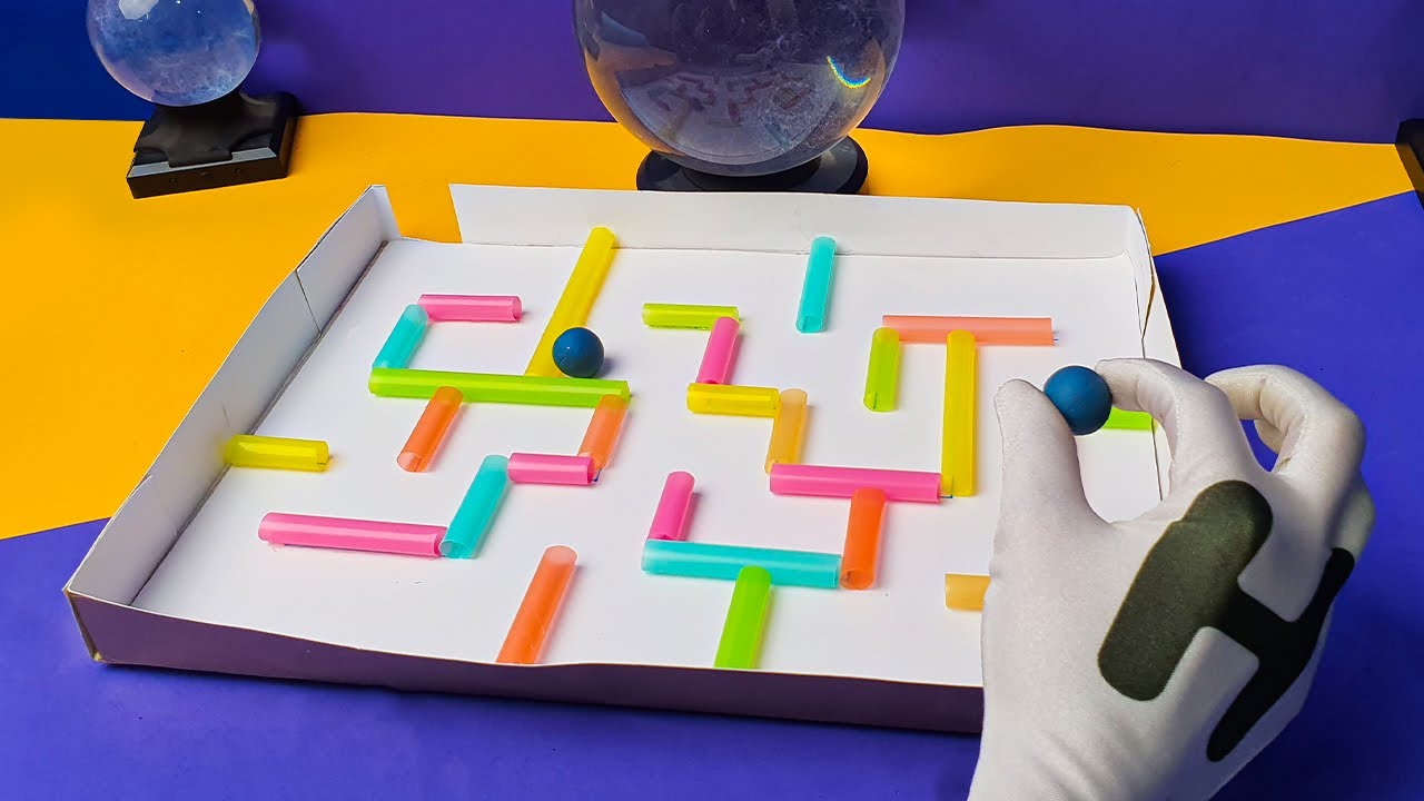 10 FUN EASY GAMES to do at home / DIY Crafts - YouTube