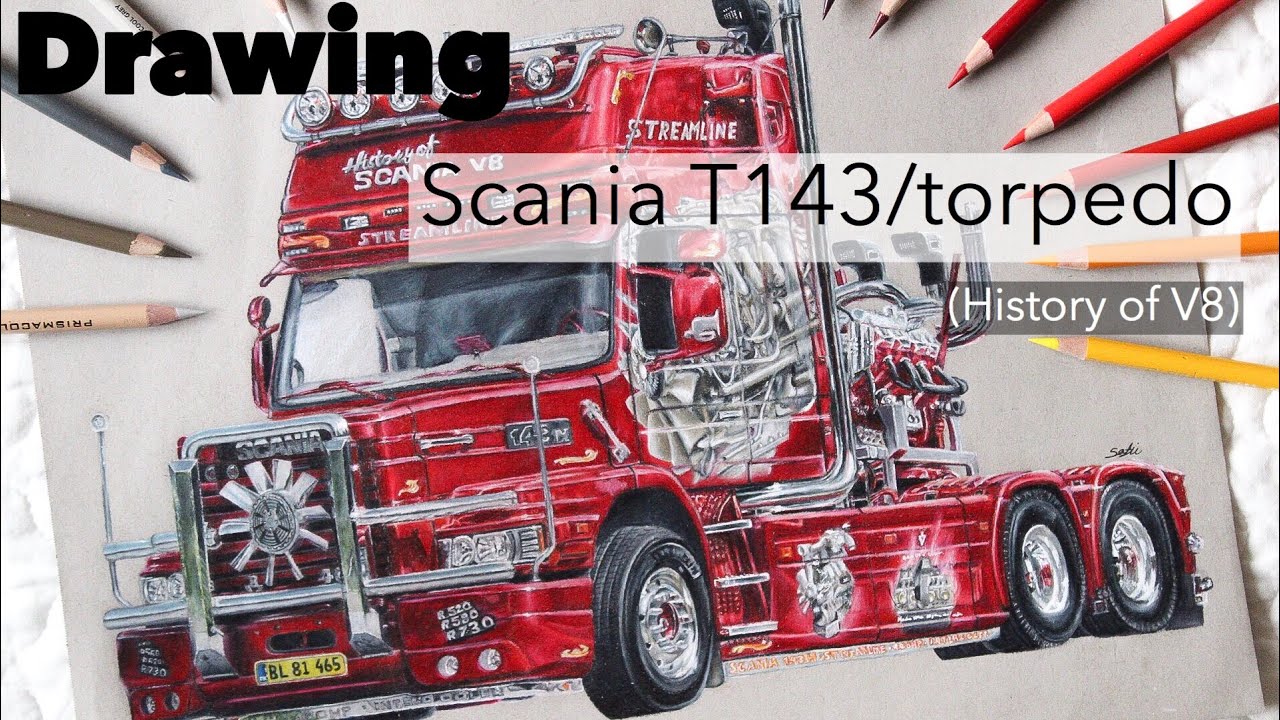 Scania truck (History of V8) timelapse - YouTube