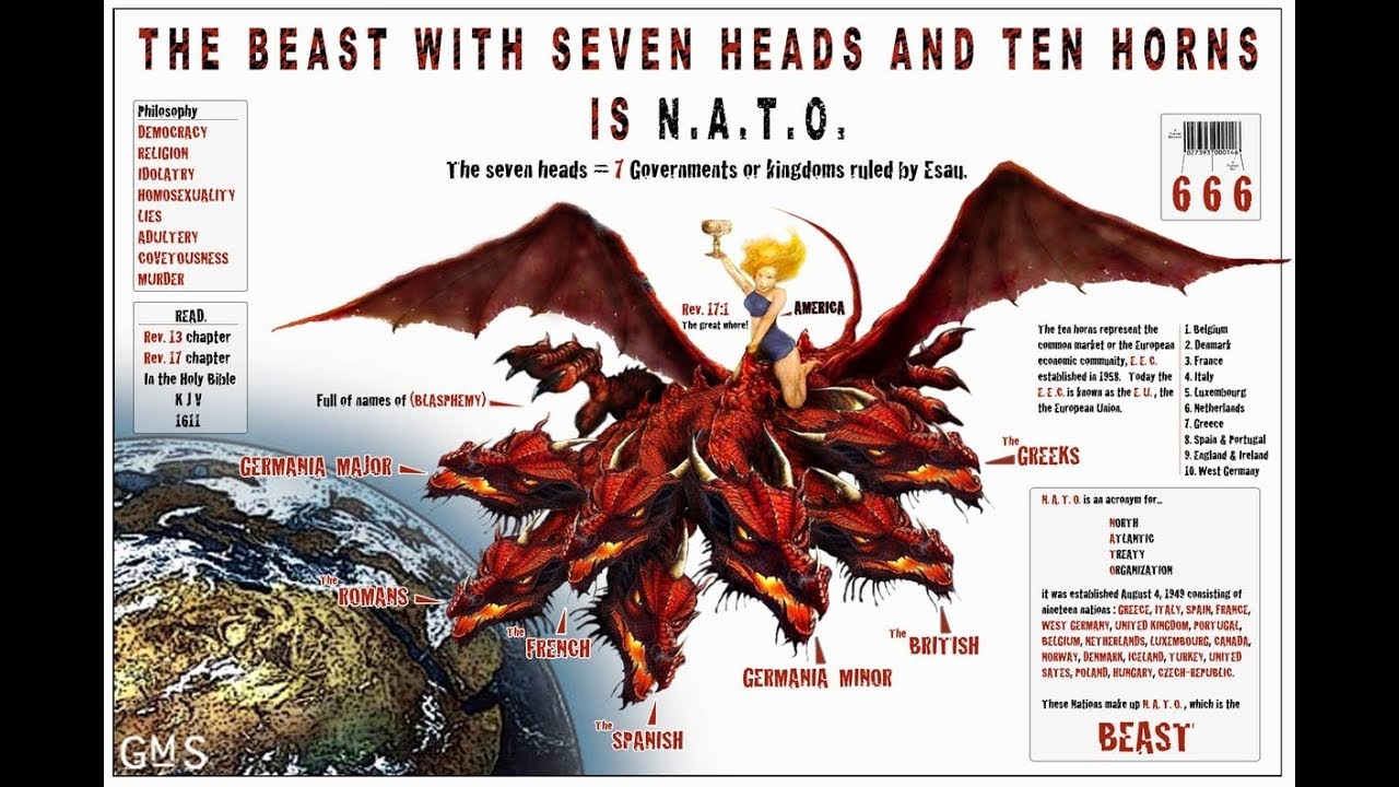 THE BEAST WITH 7 HEADS IS N.A.T.O AND THE E.U - YouTube