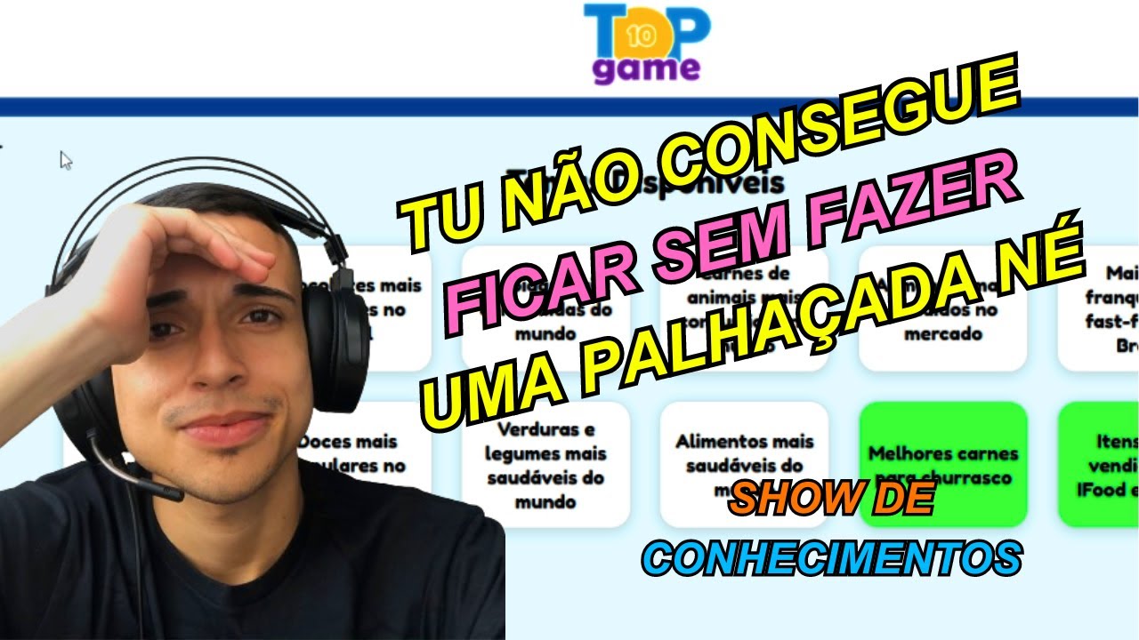 BRENNIN JOGANDO TOP10 - ALIMENTOS - ft. CAIO E NALDO | Cortes Brennin ...