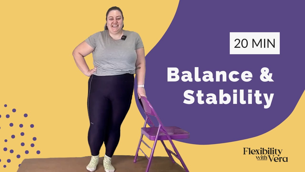 Plus Size Balance and Stability Workout | 20 minutes | Fully Standing ...