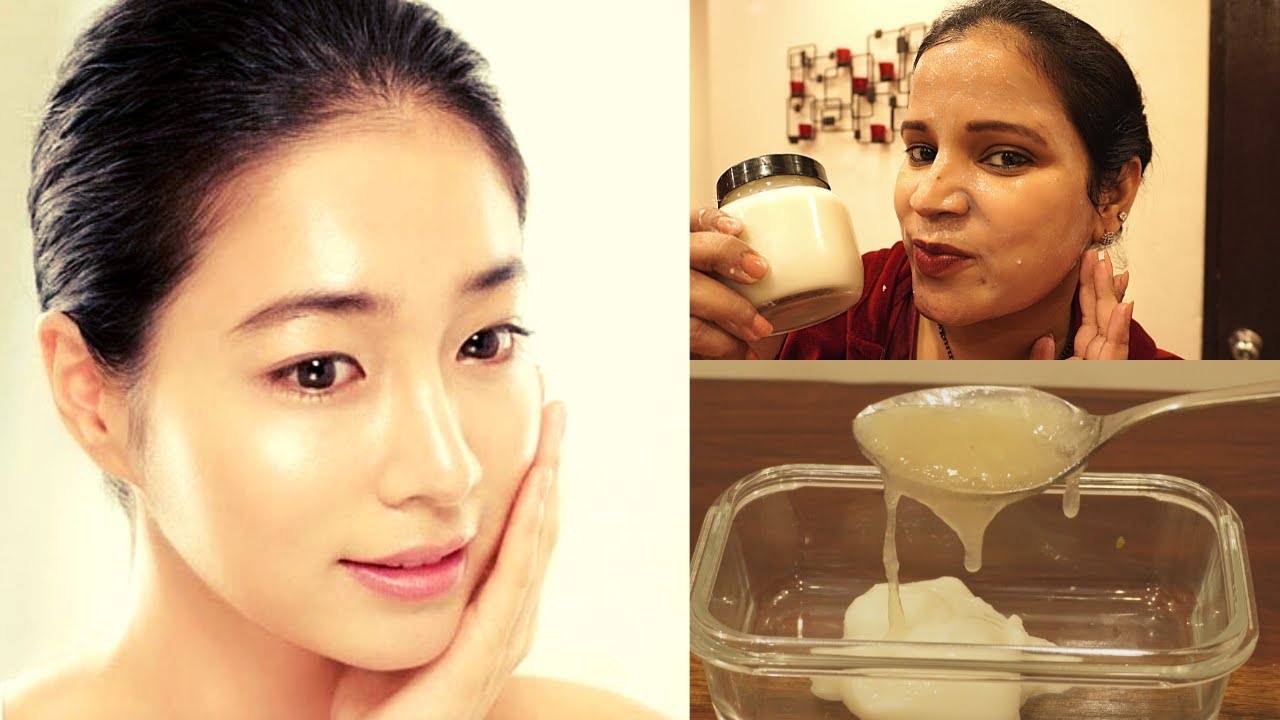 How to make Rice Cream | Skin Whitening & Anti-Aging | Japanese ...