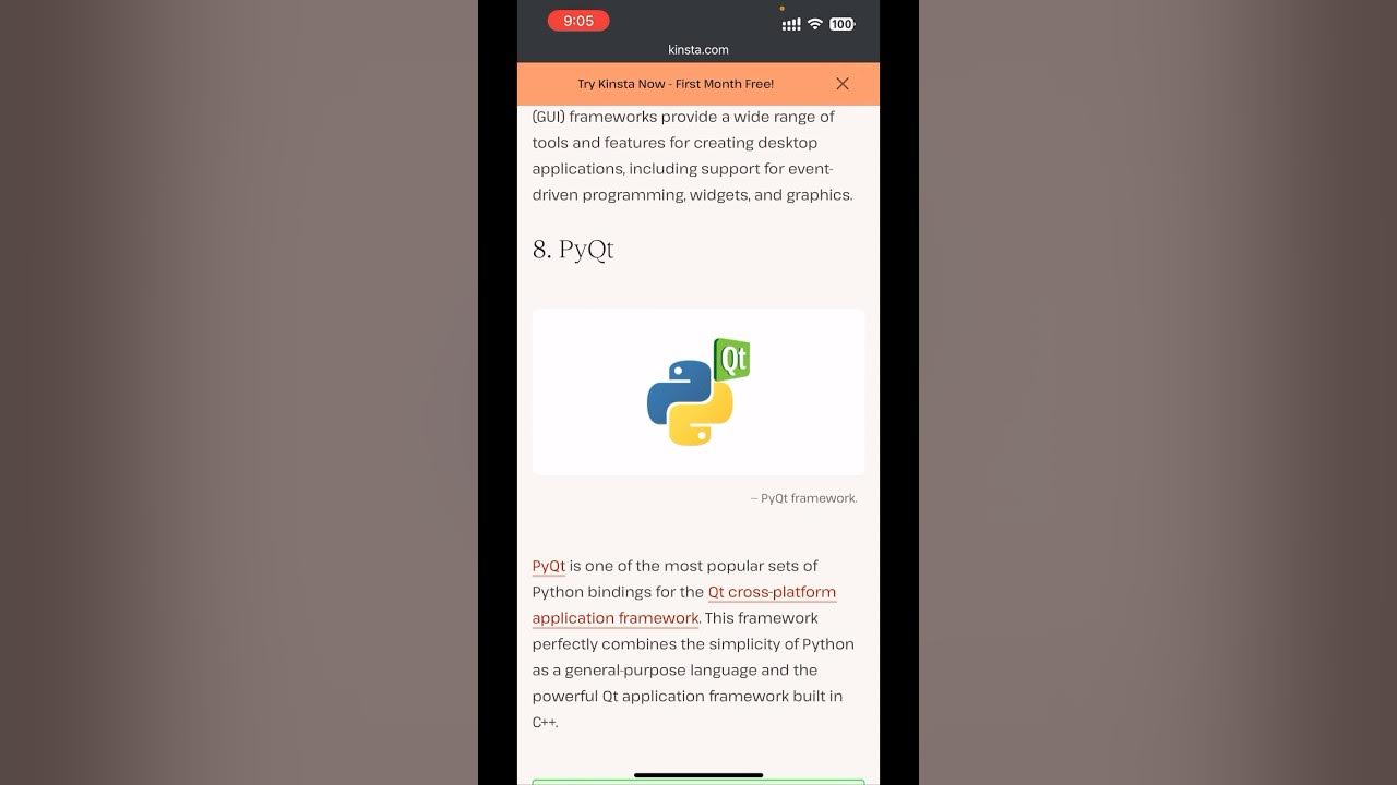 PyQt Python GUI Framework #shorts #shortsfeed #python - YouTube