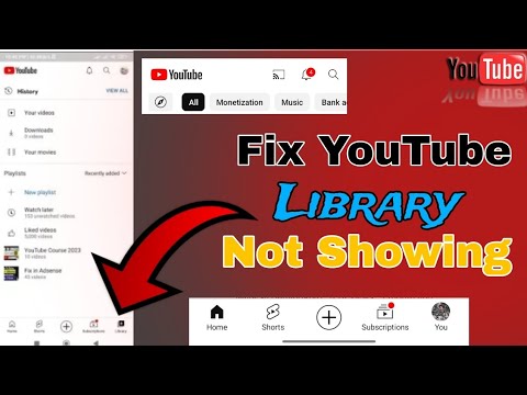 Fix YouTube Library Not Showing | YouTube Ka New Update ( Manoj Tech ...