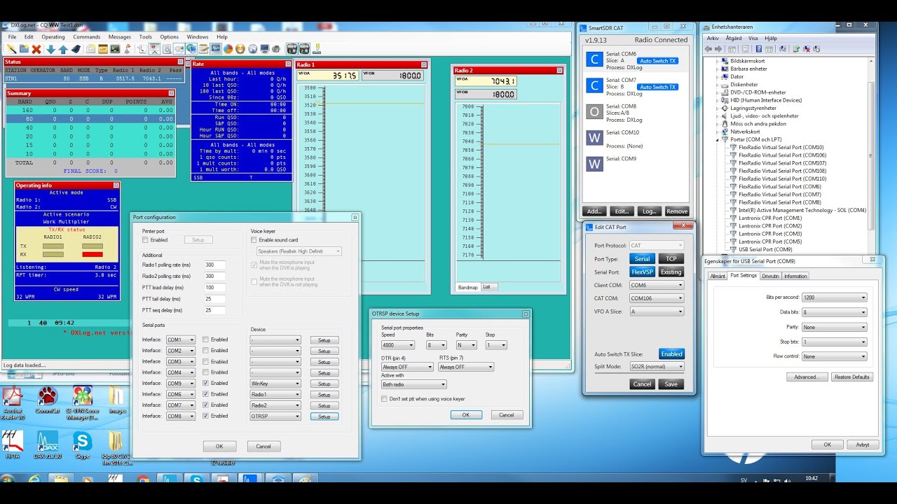 Обзор программы DXLog - YouTube