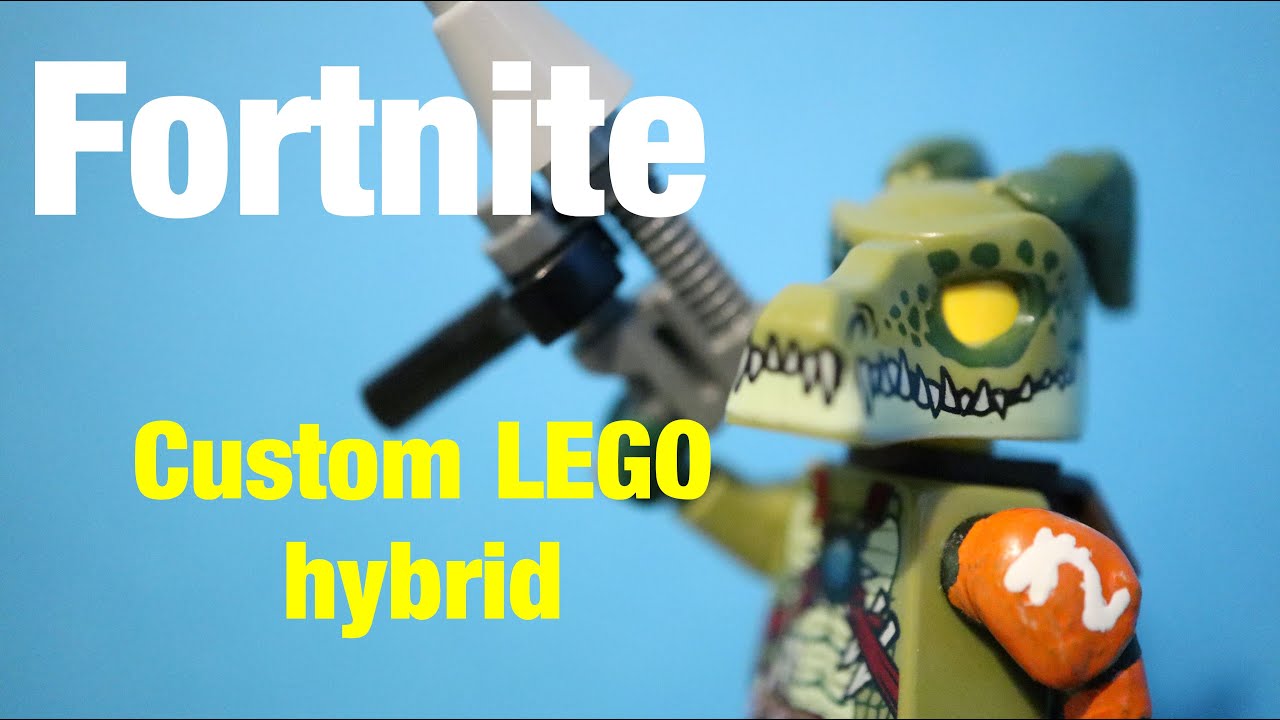 LEGO Fortnite custom hybrid minifigure - YouTube