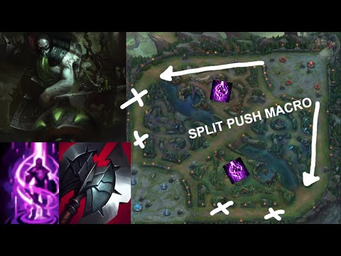 Split Pushing Macro Example in Masters | League of Legends - YouTube