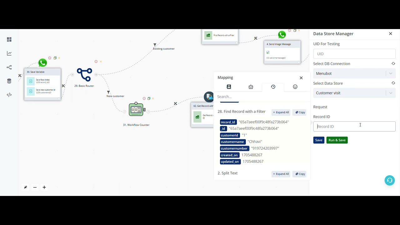 Datastore Get Record with Record ID - YouTube