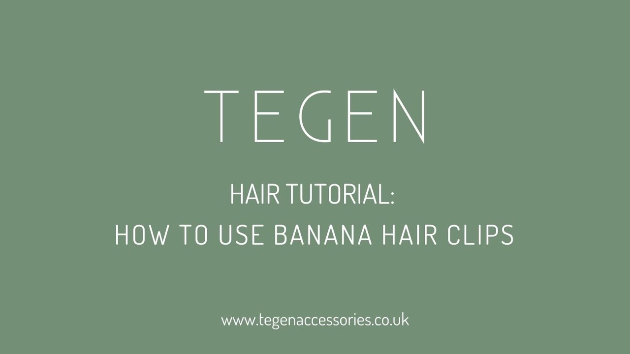 Hair Tutorial: How To Use Banana Clips - YouTube