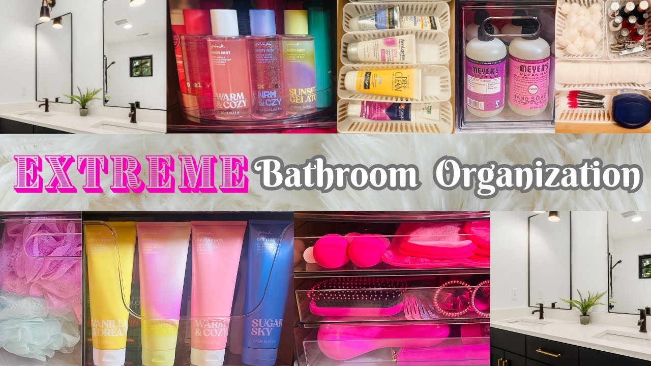 EXTREME BATHROOM ORGANIZATION | Satisfying Bathroom Restock ...