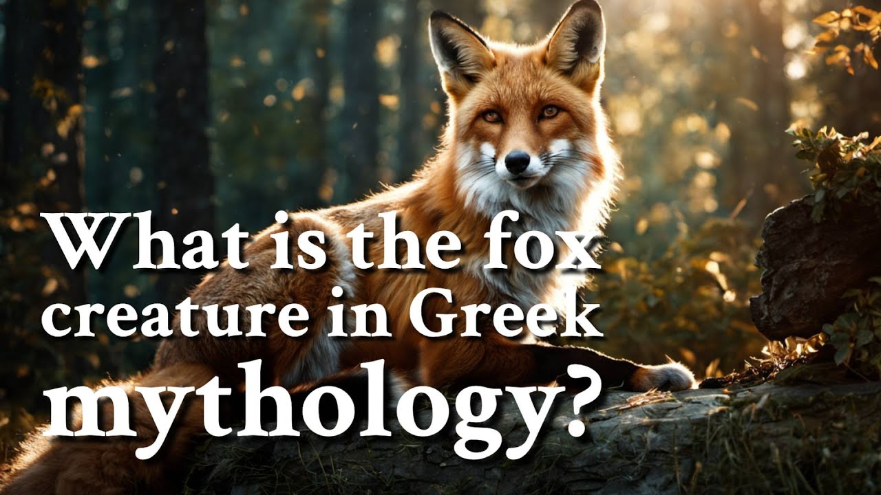 What is the fox creature in Greek mythology? Greek Mythology Story ...