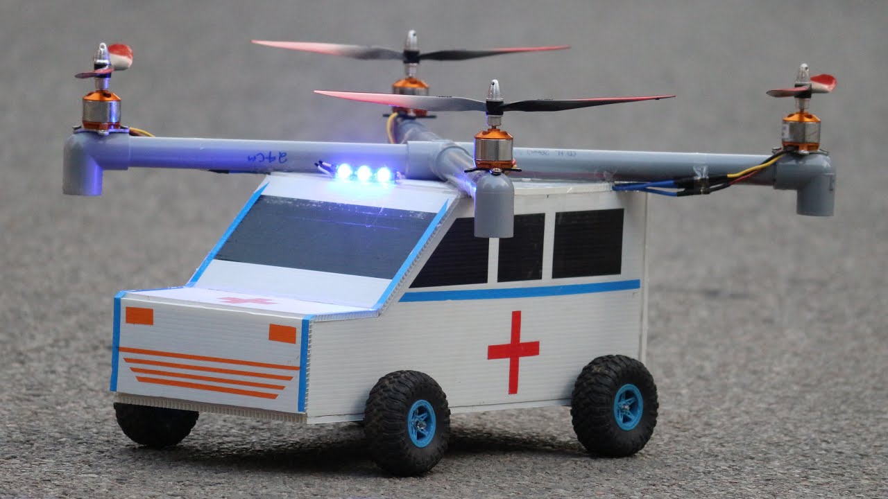 How to make a Drone - Drone Car - CAR - YouTube