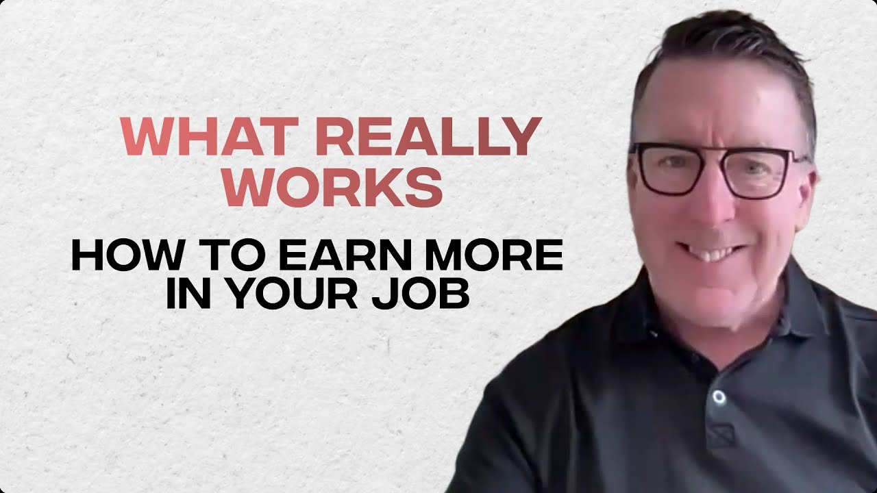 What Really Works - How To Earn More and Why You’re Not. - YouTube