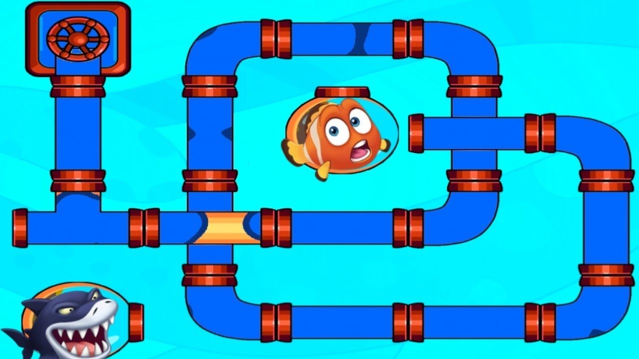 Solve the puzzle and save the fish hard level puzzle game play # ...