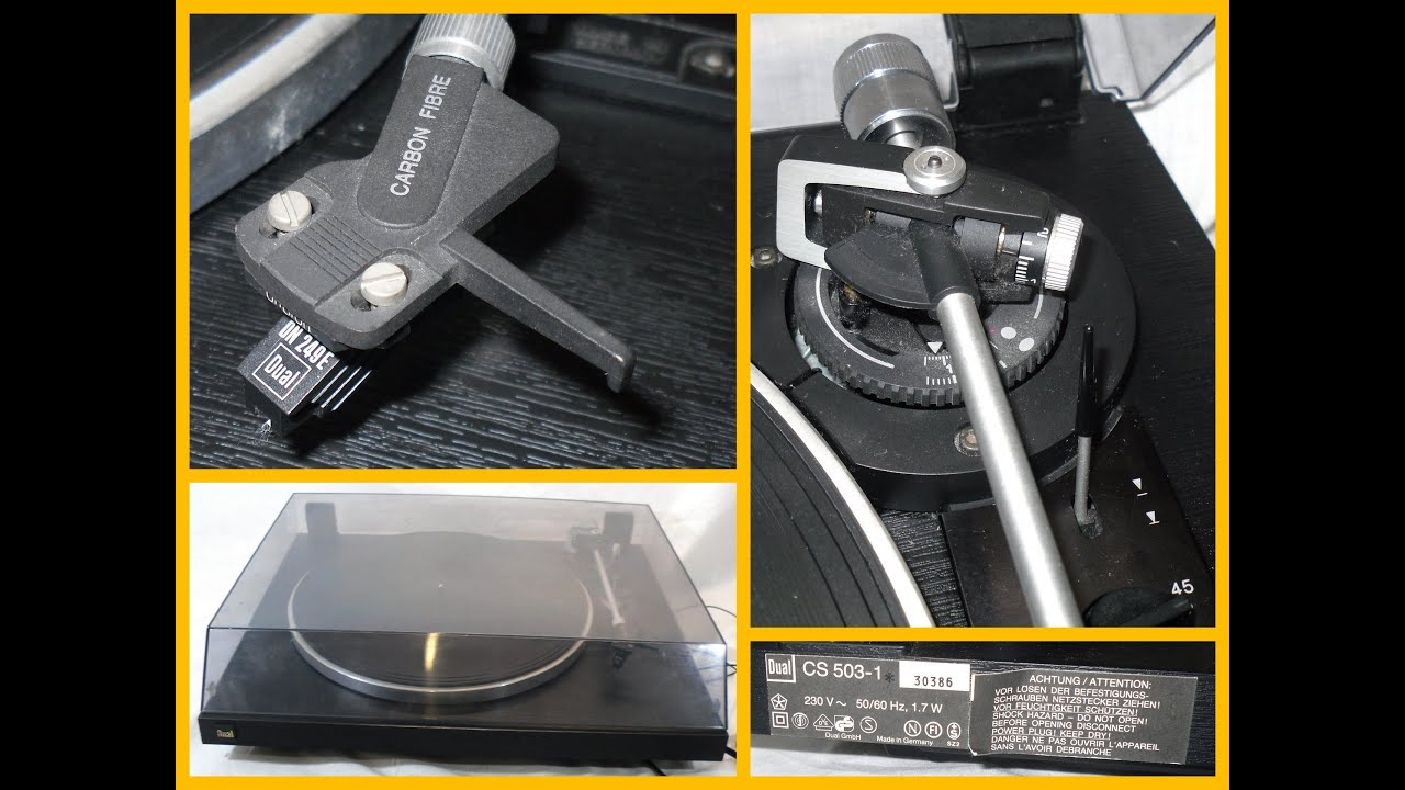 Dual CS503-1 Audiophile Concept Turntable Record Player With Dual ...