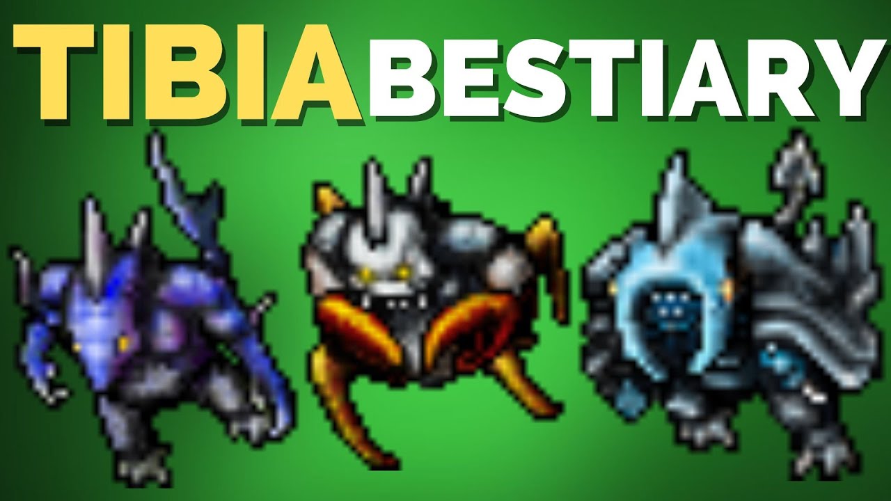 TIBIA BESTIARY Quara Predator Scout, Quara Hydromancer, Constrictor ...