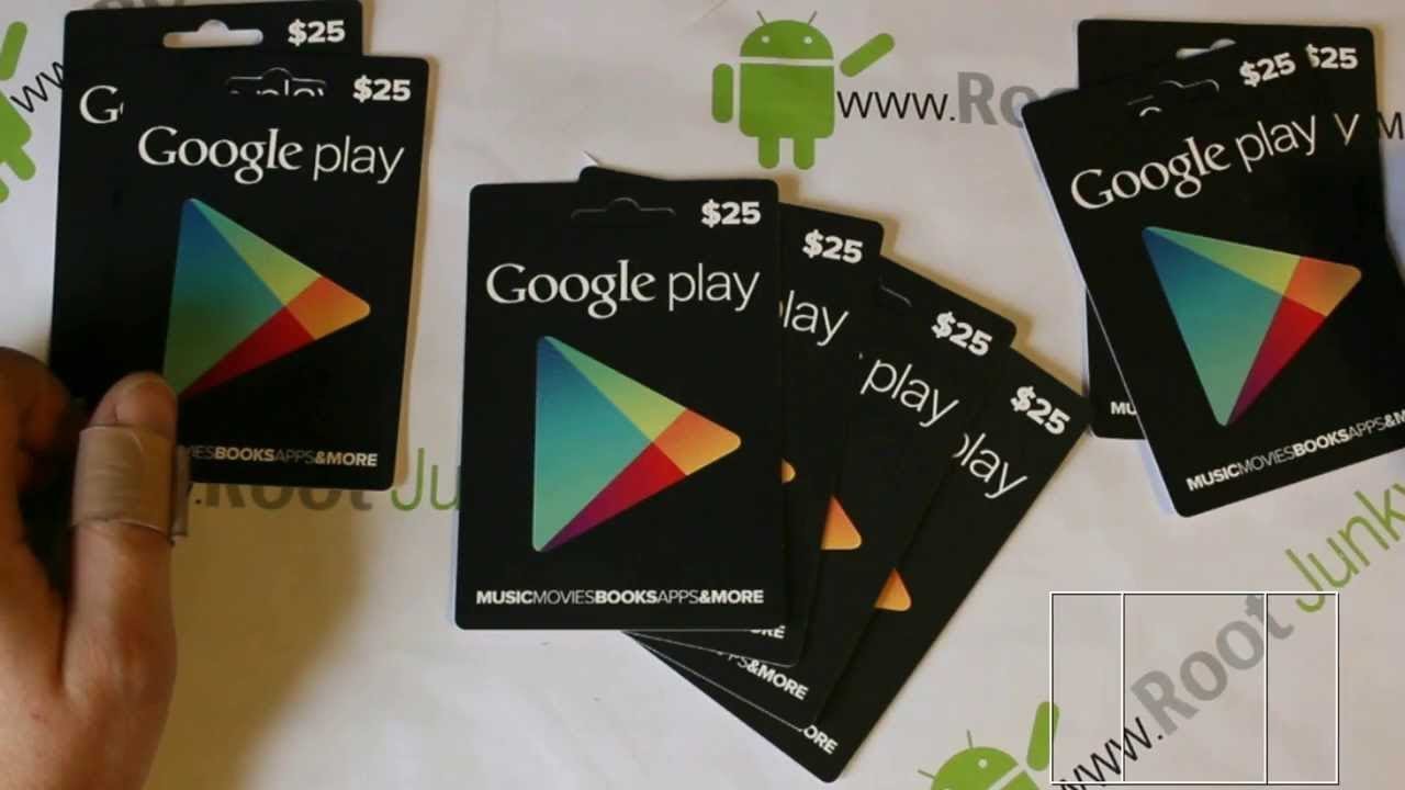 €25 x4 GOOGLE PLAY GIFT CARD GIVEAWAY!! FREE GIFT CARD - FREE CODE ...