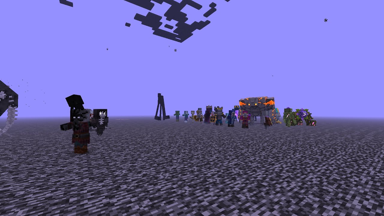 The Graveyard Team vs Dungeons Mobs Team Minecraft Mob Battle - YouTube