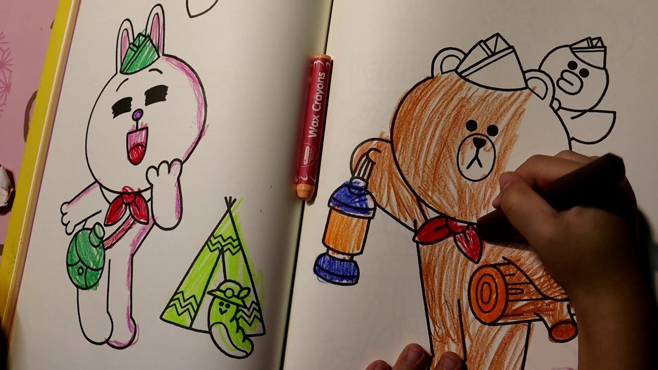 Ep.21 สนุกกับการระบายสี coloring book | chapa so cute - YouTube