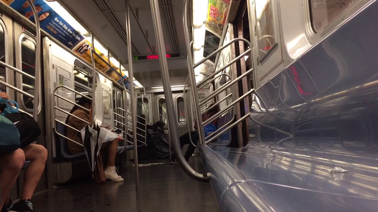 R142A (4) Local Train From Atlantic Ave to Franklin Ave W/ R188 Doors ...