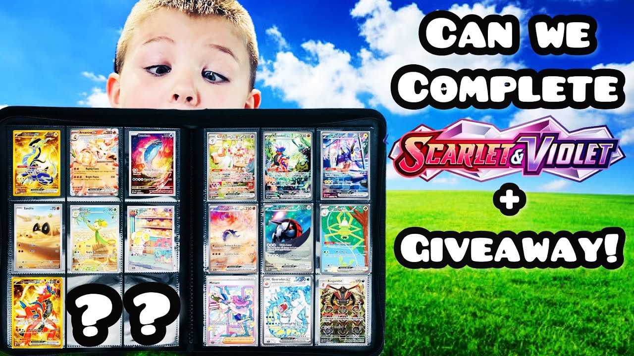 Complete Pokemon Scarlet and Violet Master Set? + Giveaway!! - YouTube
