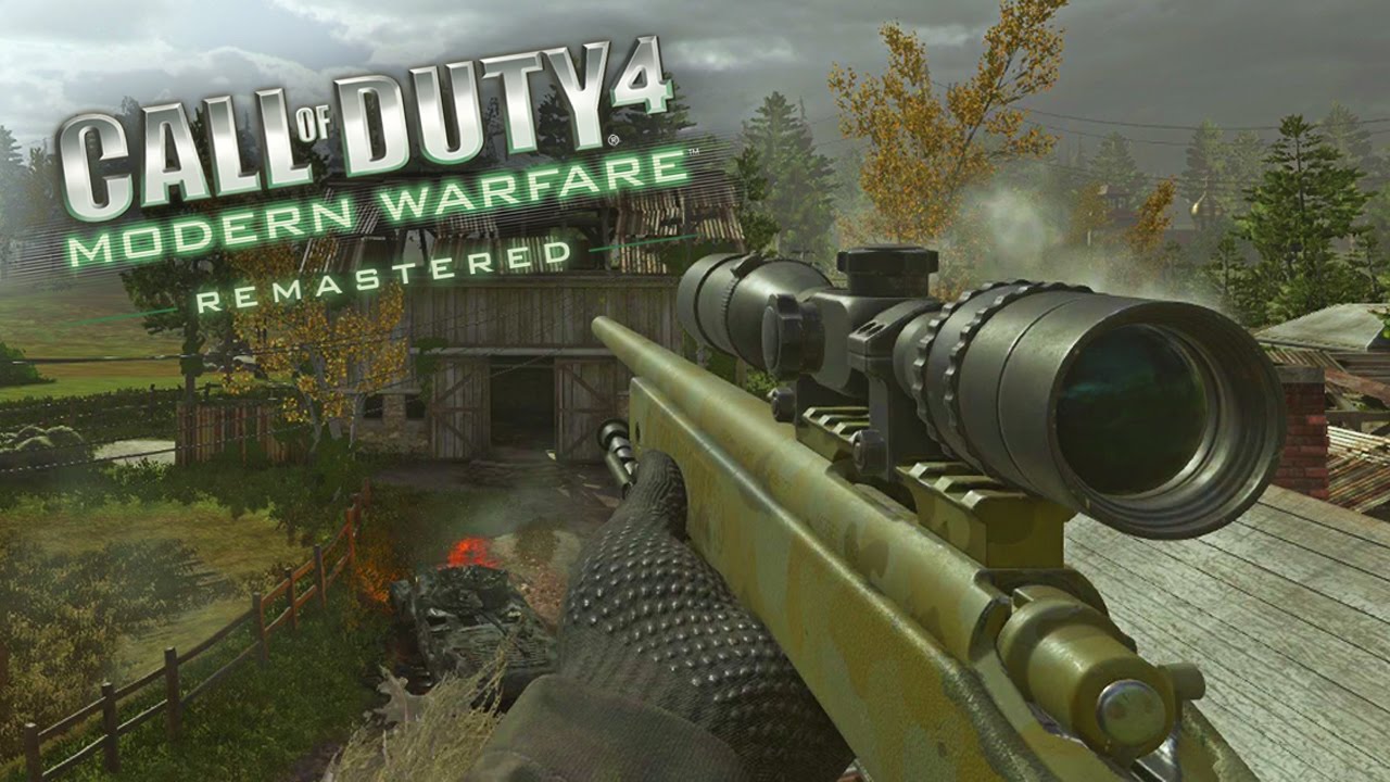 ATTEMPTING TO TRICKSHOT ON COD 4 REMASTERED! (COD 4 Remastered ...