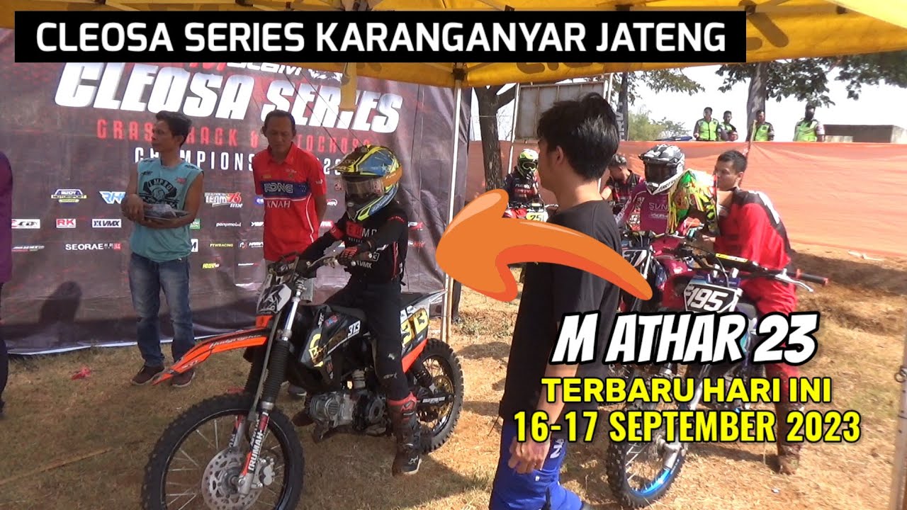M Athar Terbaru Hari Ini Ikut Grasstrack CLEOSA Karanganyar Jawa Tengah ...