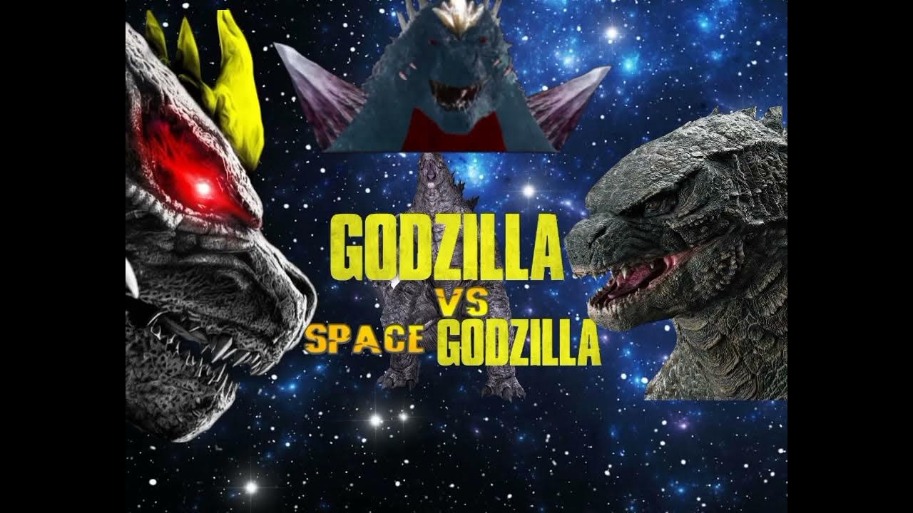 my fan made Godzilla vs space Godzilla (monsterverse) poster - YouTube