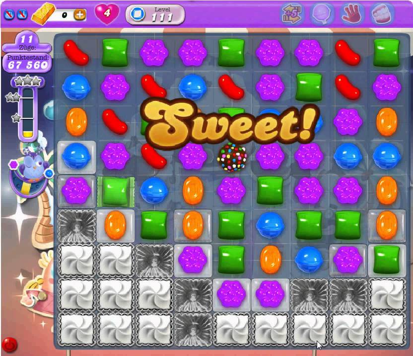 Candy Crush Saga Dreamworld Level 111 - ODUS - 3 STARS - YouTube