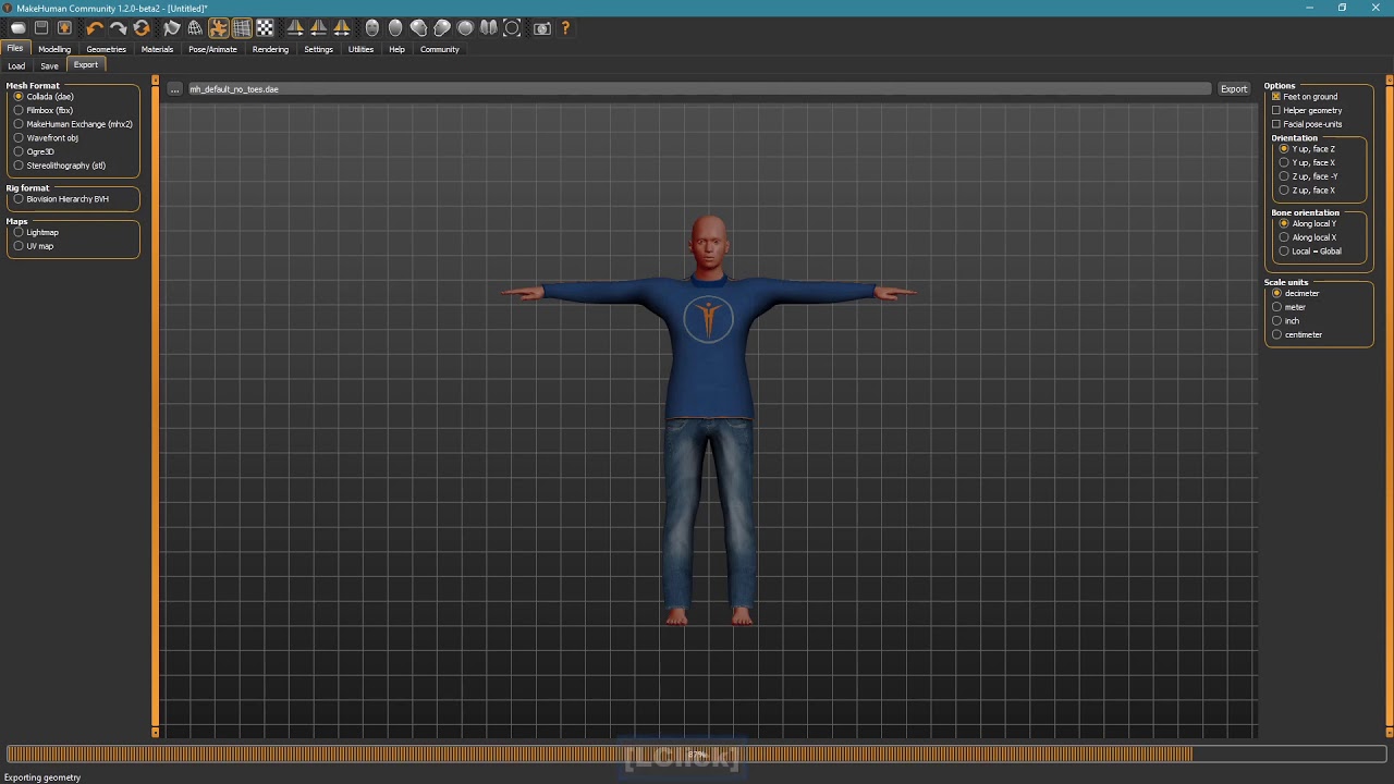 Bento Buddy - Makehuman to Second Life with Clothing - YouTube