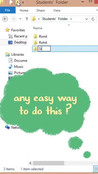 Trick to create multiple folders using Excel #excel #exceltricks #exceltips #education #shorts ...