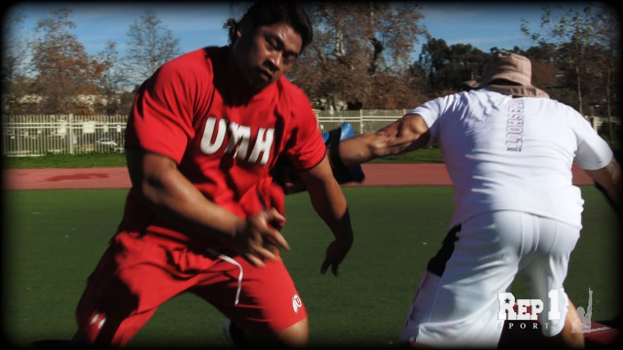 Rep 1 Sports Group: Utah DT Sese Ianu -- Workout Tape - YouTube