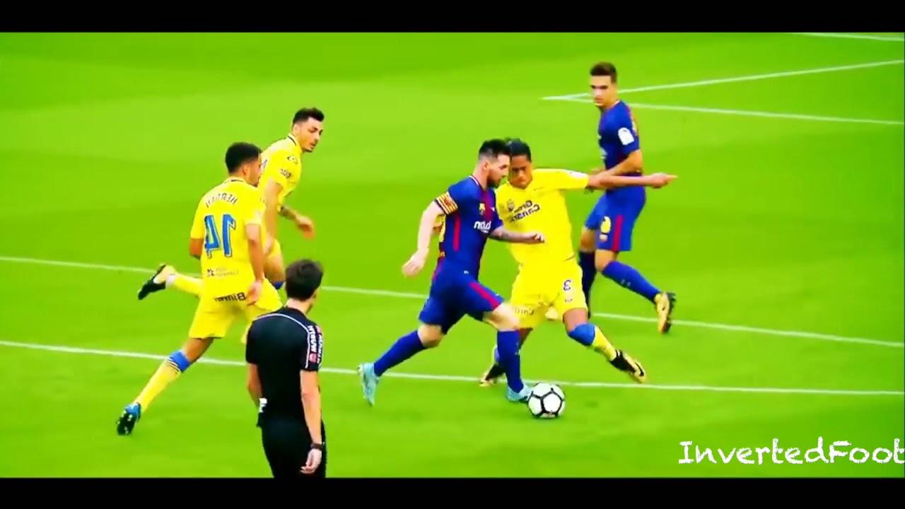 [Inverted Foot] Lionel Messi - King of Dribbling 2017/2018 - YouTube