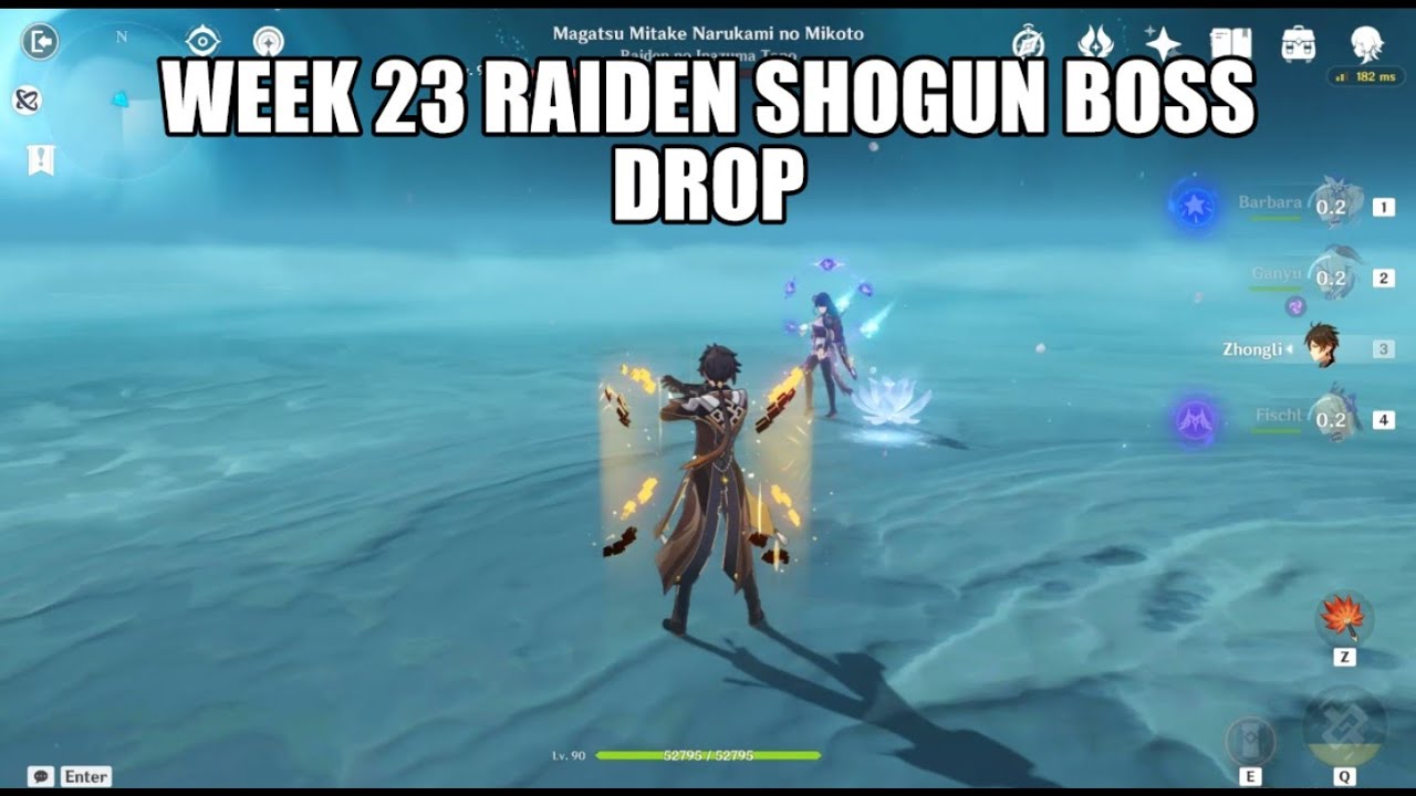 Week 23 Raiden Shogun Boss Drop | Genshin Impact - YouTube