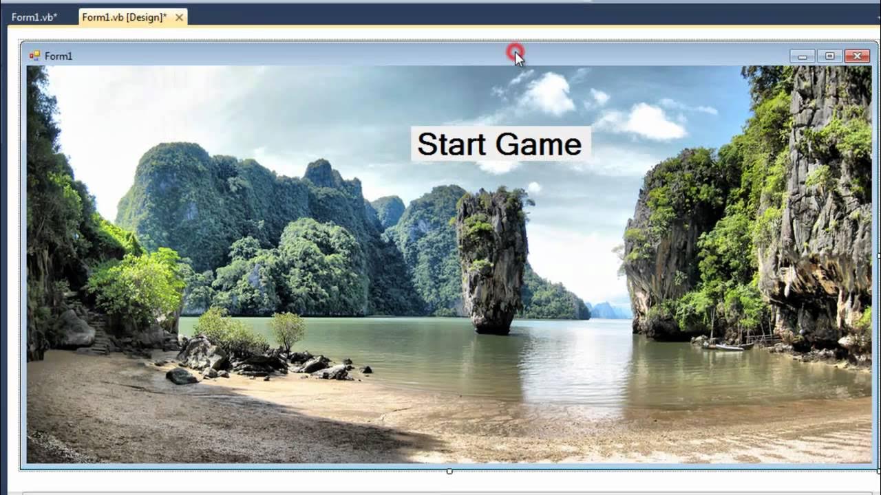 Visual Basic Transparent Labels - YouTube