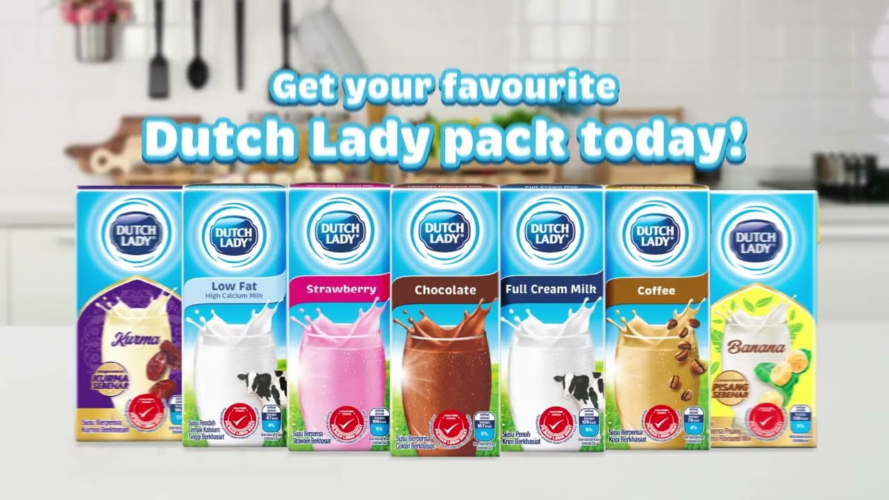 Indulge in Delicious & Nutritious Dutch Lady Flavoured Milk - YouTube