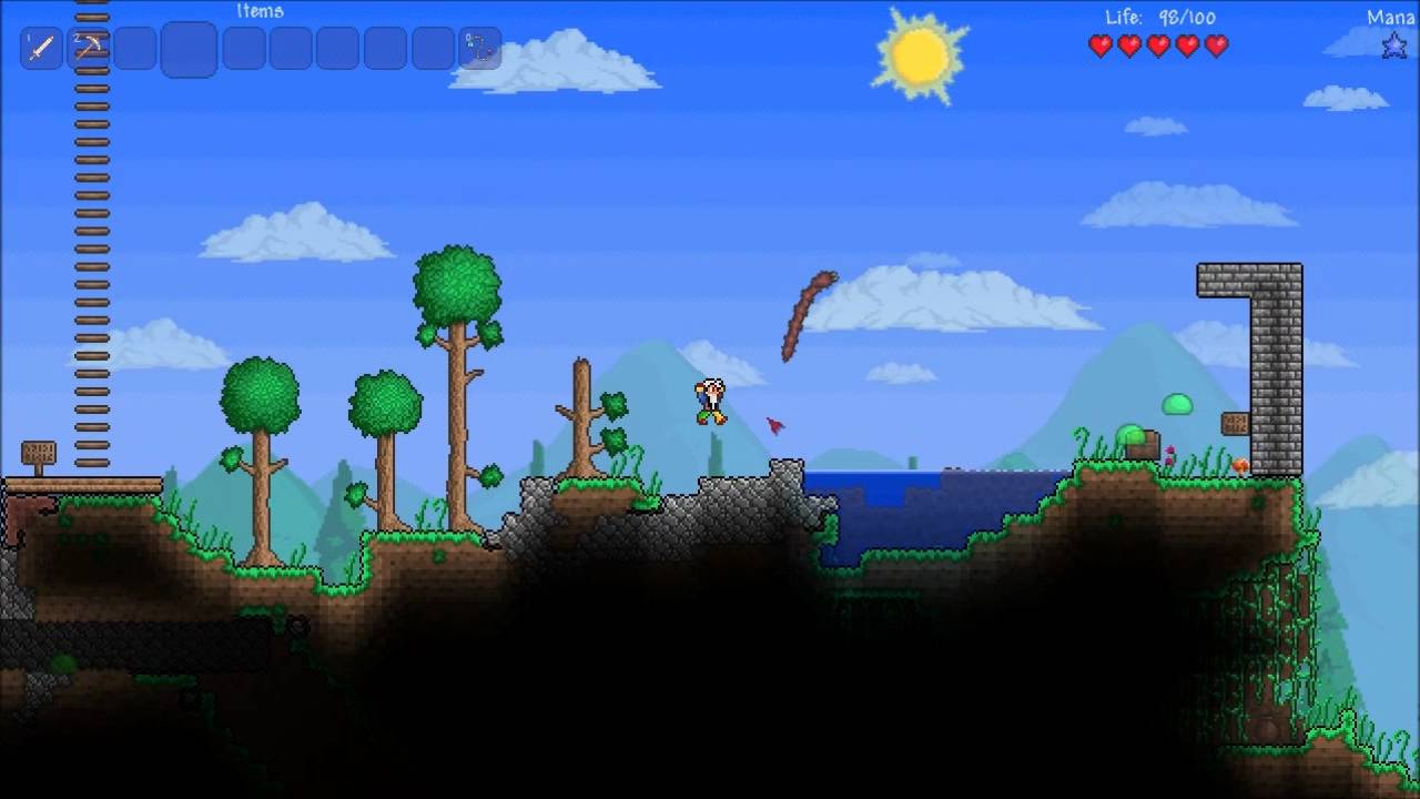 Terraria Map Tips: Secret/Bonus treasure. - YouTube