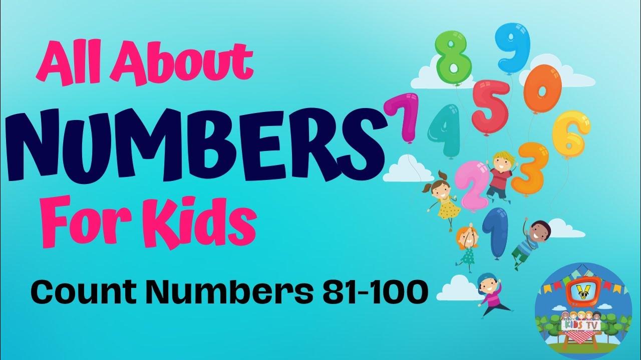Learn Numbers 81 to 100 with spelling | Counting numbers from 81 to 100 ...