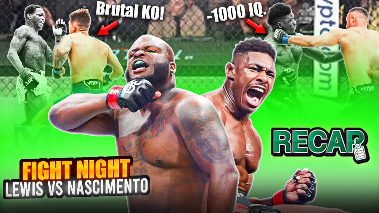 UFC FIGHT NIGHT: Lewis VS Nascimento FULL RECAP! - YouTube