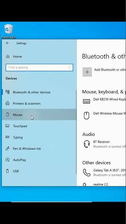 How To Change Mouse Primary button from left to right #shortsTech - YouTube