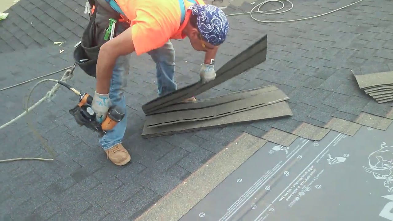 Very fast roofer 4:30 min square full safety and bags - YouTube