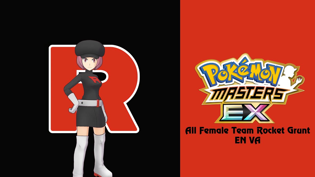 🎙️ All Female Team Rocket Grunt English VA (Pokémon Masters EX) HQ 🎙️ ...
