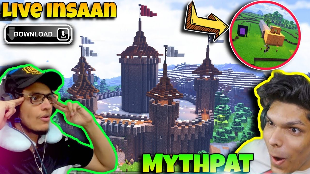 How to Download Mythpat Minecraft world on pocket edition in Hindi ...