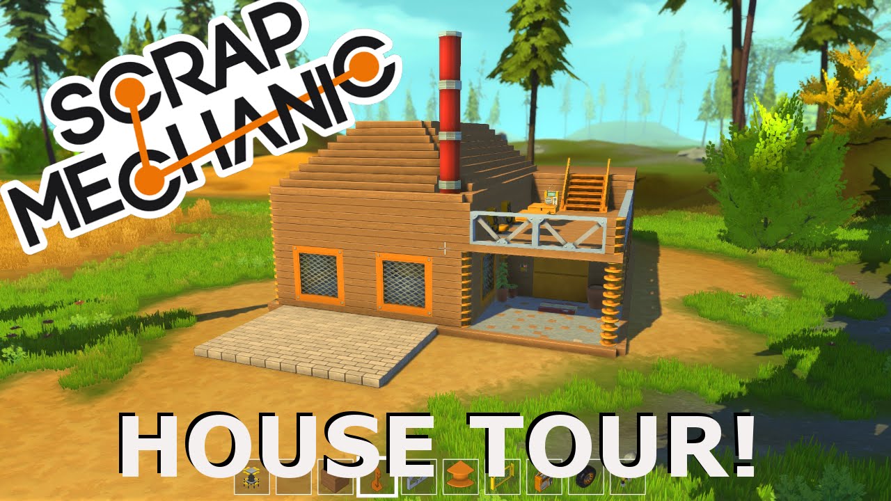 Scrap Mechanic- House Tour and APC! - YouTube