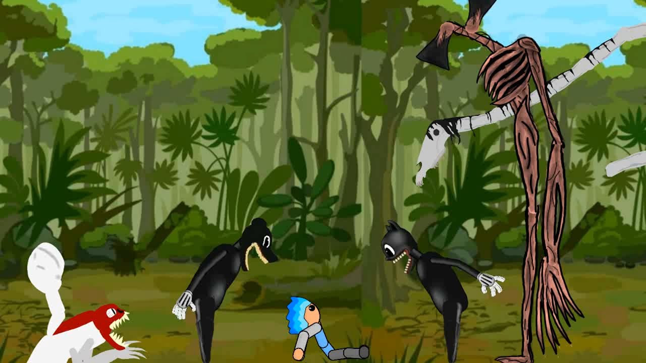 Trevor Henderson Creatures Take Care of a Kids All Episode- Drawing Cartoon 2 - YouTube